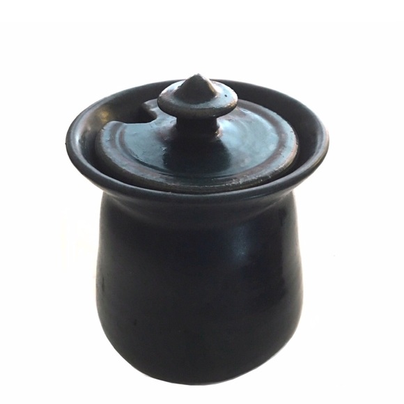 Dining | Handmade Ceramic Condiment Or Jam Jar With Lid | Poshmark